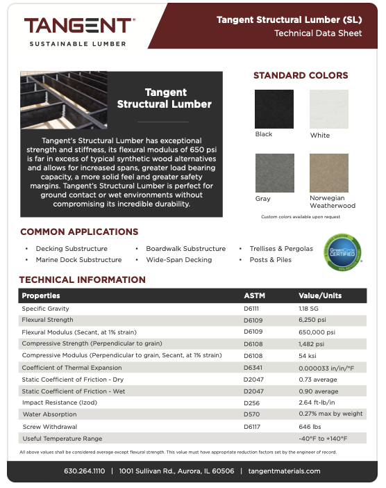 Technical Data Sheets Archives - Tangent Materials TDS